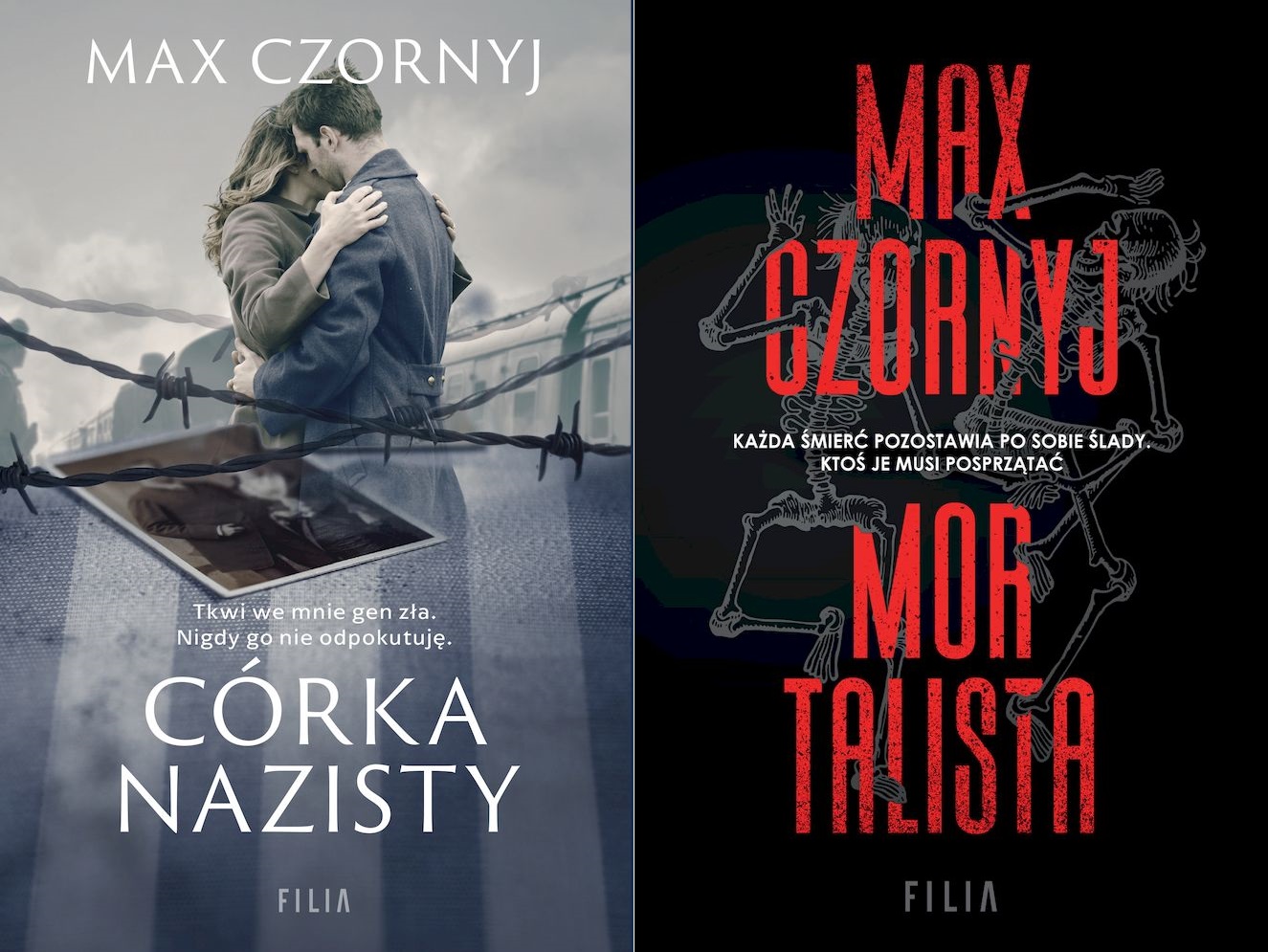 Pakiet Max Czornyj Córka nazisty / Mortalista - Max Czornyj | Dobreksiazki.pl